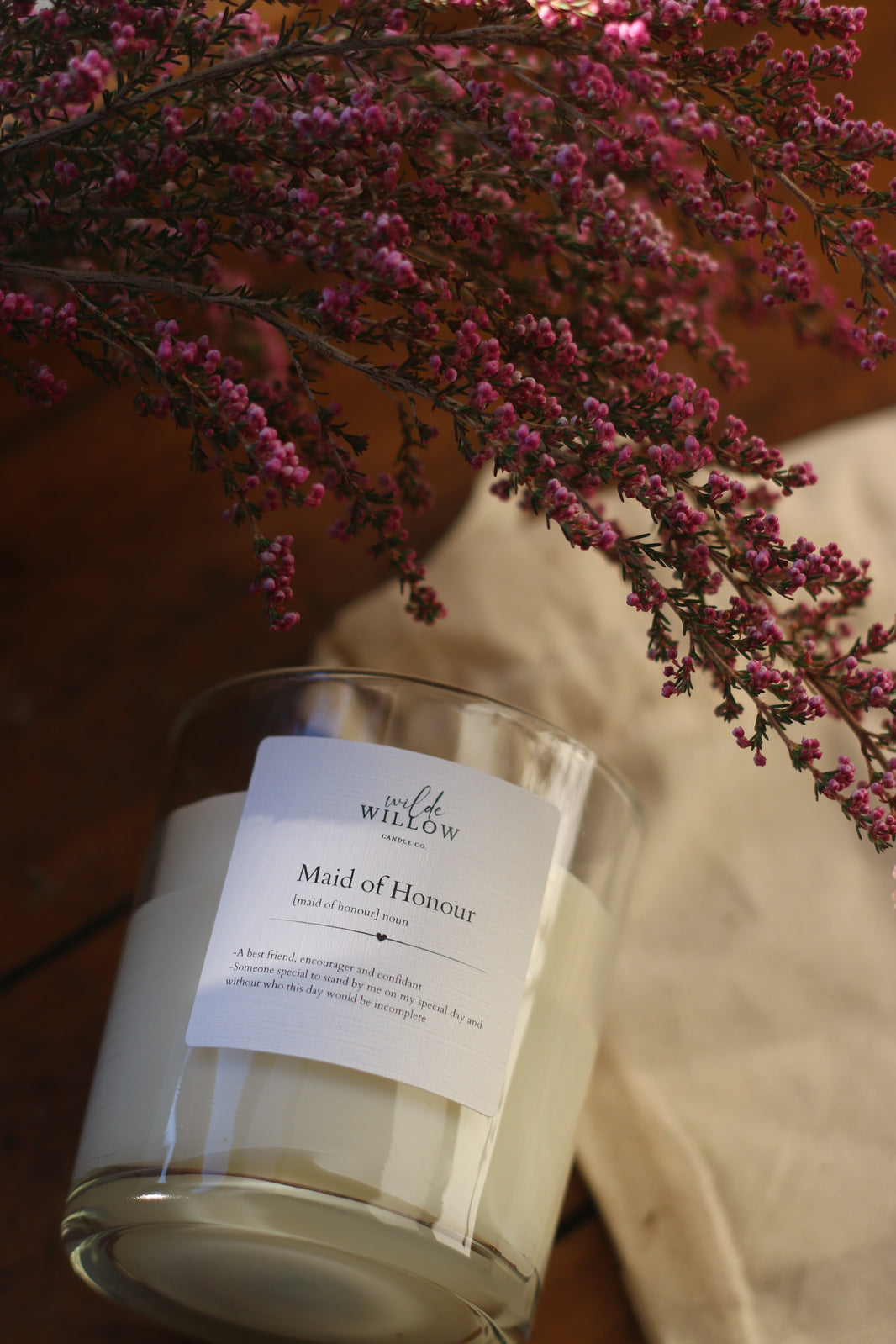 Bridal and Wedding Candles – Wilde Willow Candle Co